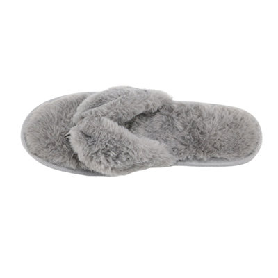 Winter Warm Women Casual Flat Shoes  Comfort Indoor Bedroom Soft Faux