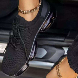 Summer 2022 designer new Breathable Lace up Running Ladies Sneaker trendy mesh large size Women's Casual Shoes