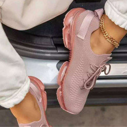 Summer 2022 designer new Breathable Lace up Running Ladies Sneaker trendy mesh large size Women's Casual Shoes