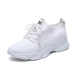 2022 new flying woven mesh sneakers women fashion casual shoes running wholesale soft sole Walking Style Shoes