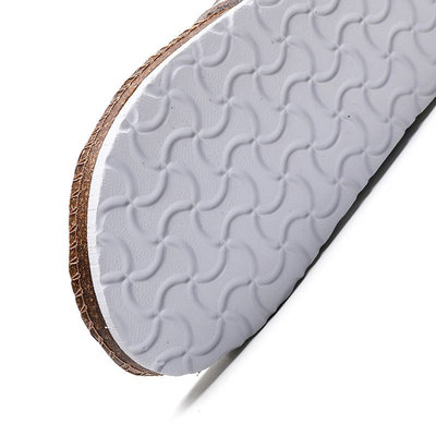 Comfortable faux suede Strap Ladies Flat Slipper Leather Cork tpr Sole Flip Flops Slippers home slippers outdoor