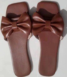 2022 designer slippers cute fashion big bowknot upper summer outdoor shoes non-slip comfortable women sandals Flats