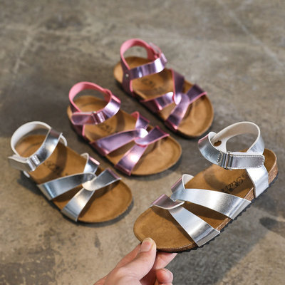 Girls  baby Children Sport Sandals contracted Colorful Buckle Strap kids Sandals