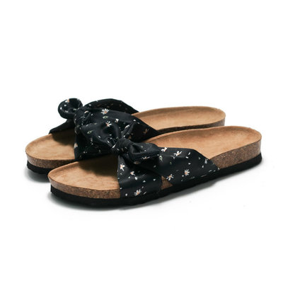 Printing Bow Beach Ladies Sandals  Breathable Cool Ladies Sandals