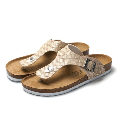 2021 Summer New Fashion ladies flip flop EVA Sandal Buckle Non-slip Open Toe Flat Cork Slipper casual shoes woman
