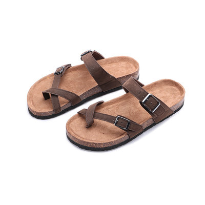 Latest nice design 2020 fashion  cork wood sole slippers ladies leisure flip flops other trendy shoes
