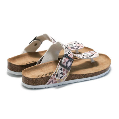 Wholesale New Fashion couple Flip Flop Sandal Men colorful Slippers women Beach Sandal cork slipper in stock slider sandal