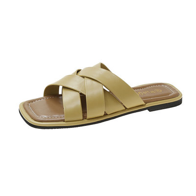 Slippers summer fashion trend 2022 new wedge womens sandals outdoor non-slip casual shoes with best price