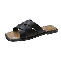 Slippers summer fashion trend 2022 new wedge womens sandals outdoor non-slip casual shoes with best price