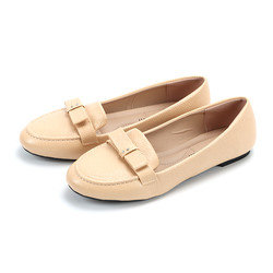 Stylish Ladies  Comfortable Solid Color Flat Sweet PU Casual Shoes