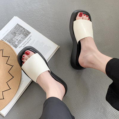 Women Thick Bottom Beach Shoes Soft Non Slip Breathable Beach Shoes