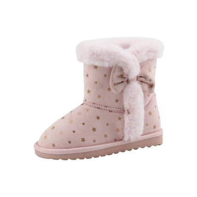 Plush Winter Snow Boots Warm Baby Lovely  Children Snow Boots