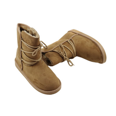 Warm Lace Snow Boots Breathable Lady Winter Warm  Snow Boots