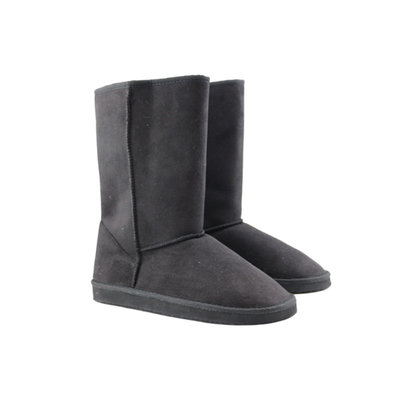 Classic Women Winter Snow Boots Mid Calf Breathable Faux Fur