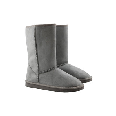 Classic Women Winter Snow Boots Mid Calf Breathable Faux Fur
