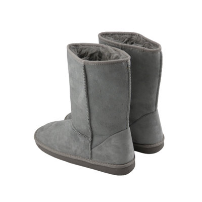 Classic Women Winter Snow Boots Mid Calf Breathable Faux Fur
