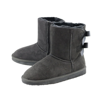 Cute Women Winter Snow Boots Faux Leather Fur Lined Comfotable
