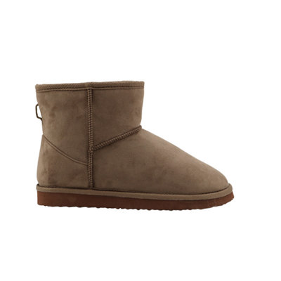 Women Classic faux suede Winter Warm Short faux fur Snow Boots