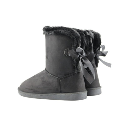 women snow boots satin bow fashion warm winter boots