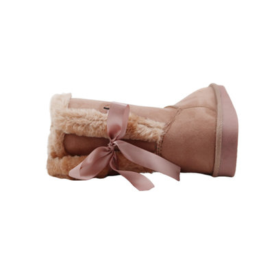 women snow boots satin bow fashion warm winter boots