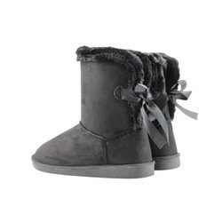 women snow boots satin bow fashion warm winter boots