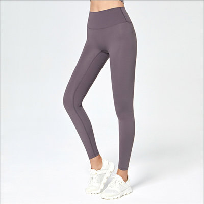 Yoga clothes fitness pants women high waist peach hips trousers running sports summer thin out wear leggings