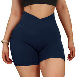 Wholesale Summer Workout Tights Cross Waist running fitness Hip Lift pants women gym shorts 2022 Yoga Leggings