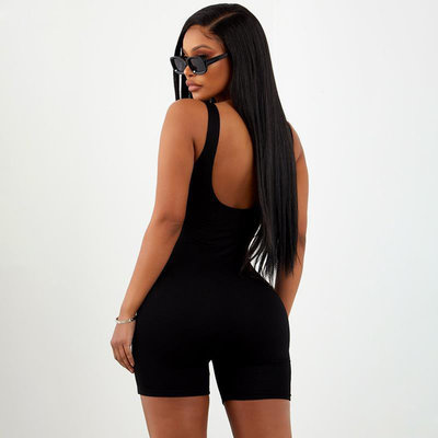 Gym Fitness Sets lady Breathable Short Yoga Suit solid color Work out Clothing fashion Yoga sexy Jumpsuit women bodysuit