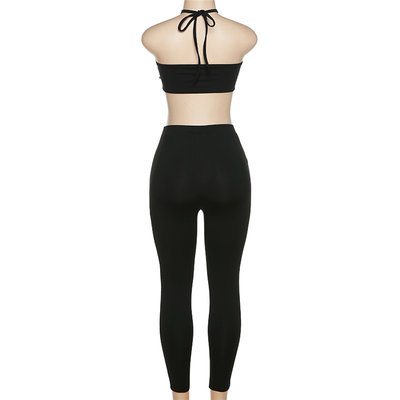 2022 new summer Tight Women Sport Clothes Ladies Gym Fitness Training Active Wear Seamless 2 Piece yoga Set customize sportswear