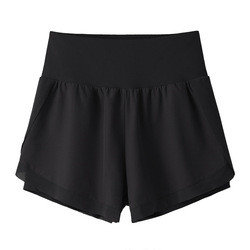2021 summer new style ladies quick-drying anti-emptied shorts loose running fitness leisure high waist women's trousers