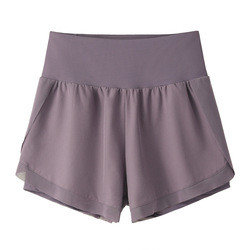 2021 summer new style ladies quick-drying anti-emptied shorts loose running fitness leisure high waist women's trousers
