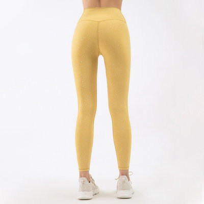 2021 summer new  printed women's pants running lift buttocks without embarrassment line high waist fitness yoga pants