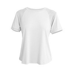 2021 new ladies net yarn stitching sportswear loose comfortable breathable and quick-drying running sports yoga top