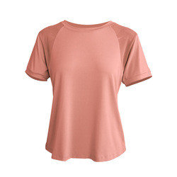 2021 new ladies net yarn stitching sportswear loose comfortable breathable and quick-drying running sports yoga top