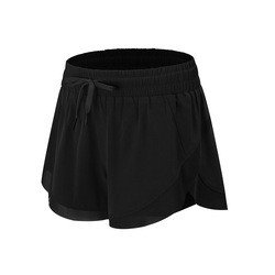 2021 new summer women's fashion pants breathable and quick-drying  stretch slim fitness yoga shorts solid color casual pants