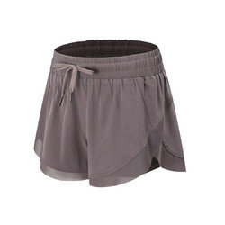 2021 new summer women's fashion pants breathable and quick-drying  stretch slim fitness yoga shorts solid color casual pants