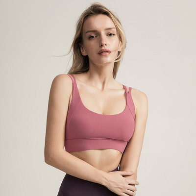 2021 summer Women's new fashion breathable tops Quick Dry Adjustable Shock-proof Elastic Fitness Yoga Bra