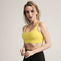 2021 summer Women's new fashion breathable tops Quick Dry Adjustable Shock-proof Elastic Fitness Yoga Bra