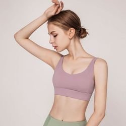 2021 summer Women's new fashion breathable tops Quick Dry Adjustable Shock-proof Elastic Fitness Yoga Bra