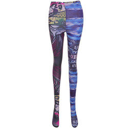 2021 summer women new fashion pants colorful printed high waist tight lift the hips casual sports pantyhose