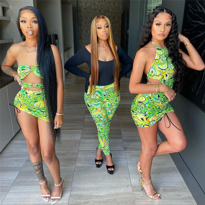 2021 summer fashion women's new digital printing quick-drying breathable pants tight-fitting hip sports fitness leggings