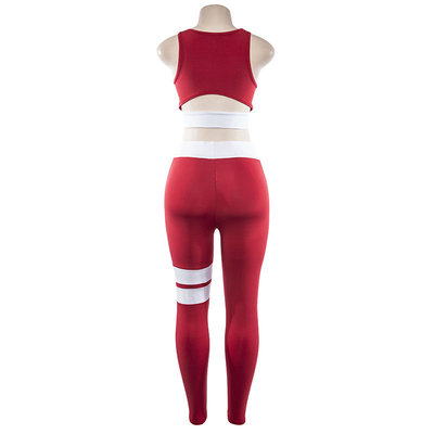Female Sports Suit Women contracted sportswear  Running Leggings Fitness Clothing Yoga Set Gym Jogging Sets