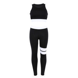 Female Sports Suit Women contracted sportswear  Running Leggings Fitness Clothing Yoga Set Gym Jogging Sets