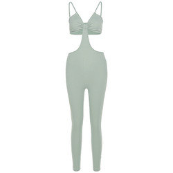 hot sell female sexy backless gym wear sleeveless hollow-out one piece yoga set tight casual jumpsuits yoga fitness wear