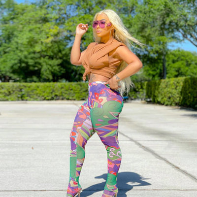 2021 summer New Yoga Pants Female Fitness Pants Solid Color Breathable Eco-friendly Tight Comfortable Lightweight sports legging