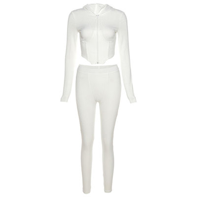 Hot sale Gym wear For Women Workout fitness clothes High Waist Sports set Yoga Long sleeve Crop Top Legging yoga Set
