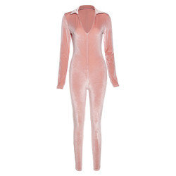 Wholesale Custom Women Yoga Set Velvet Lapel High Waist Tight Suit Ladies Casual Fitness Sports Jumpsuits