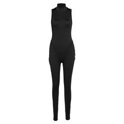 Women Workout Set Zipper Running Fitness wear Sexy sleeveless Sportswear Ladies stand collar Sports Jumpsuits