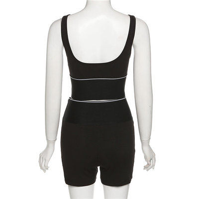 New style 2022 summer running low-cut printed letters fitness clothing casual shorts sport yoga suit women in stock