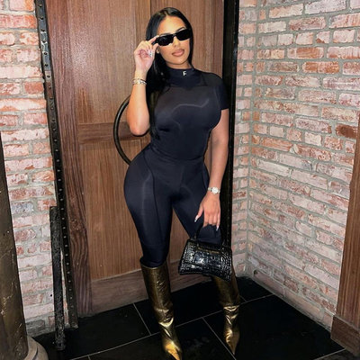 Summer custom women new print slim short sleeve sports top high waist peach hip gym wear tight trousers yoga suit